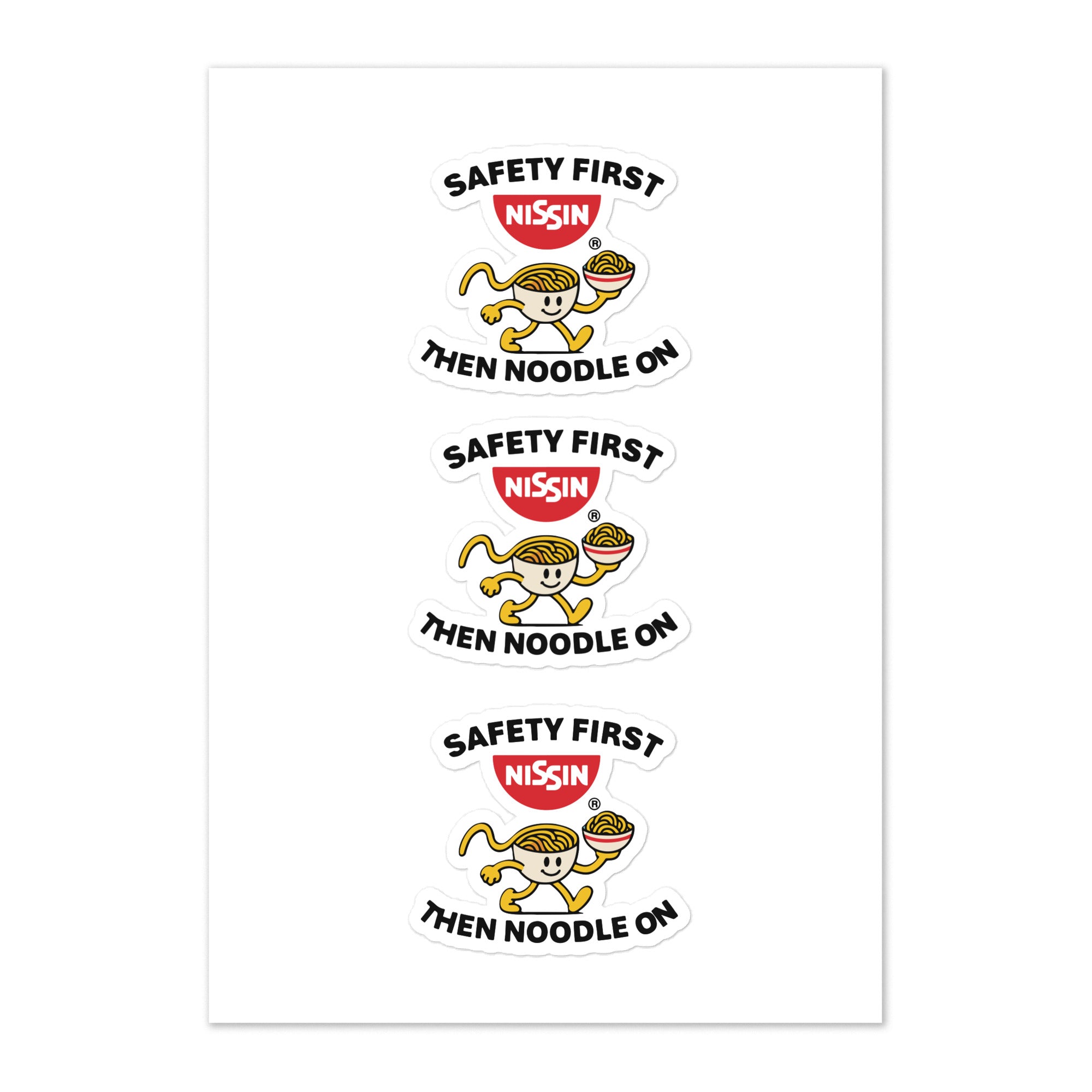 Sticker Sheets - Safety – Nissin Foods Swag Store